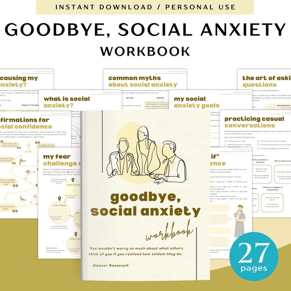 Printable Kids Anxiety - Etsy