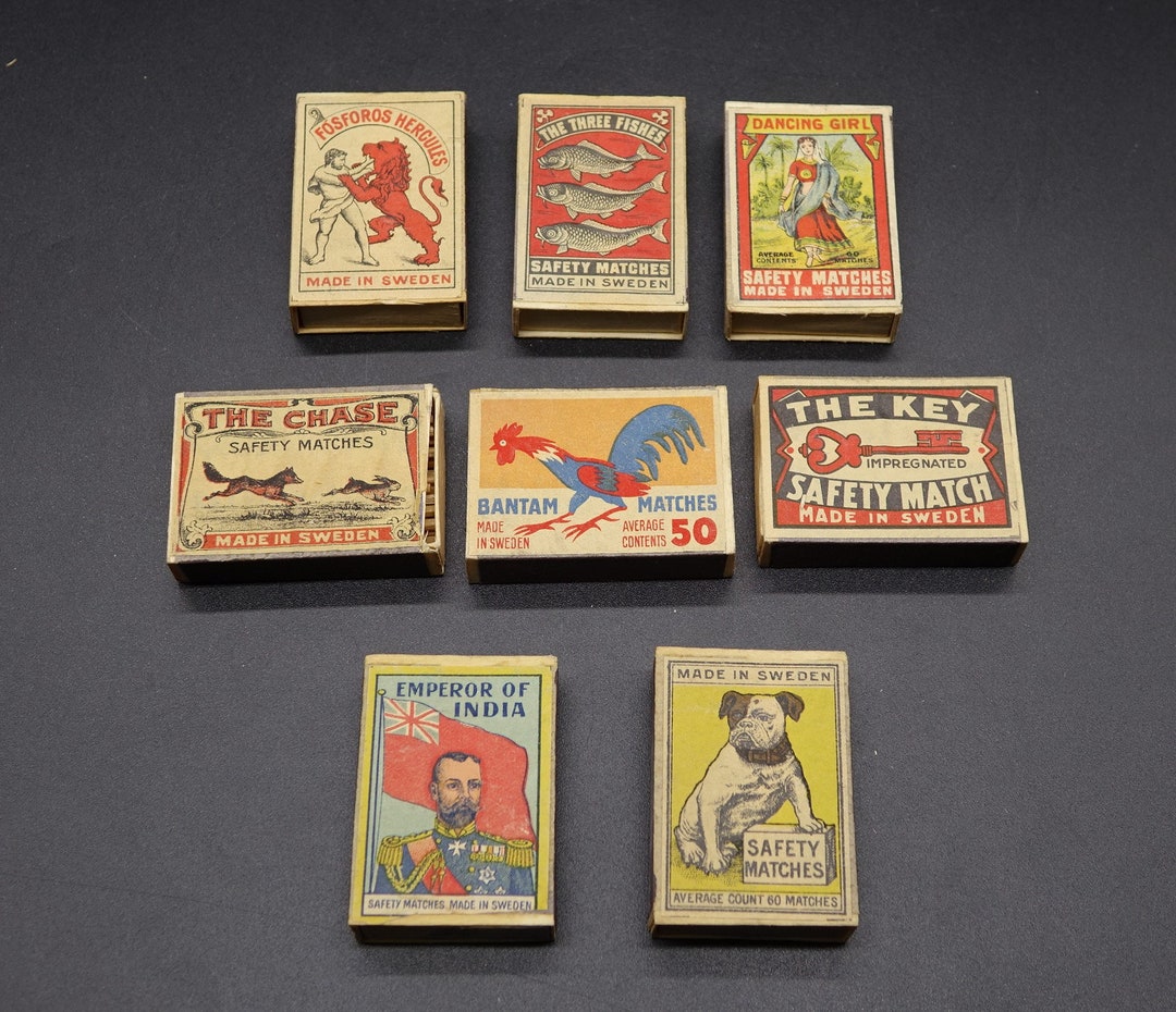 RARE!!! Vintage Swedish (made in Sweden) Matchbox With Matches. Orginal ...