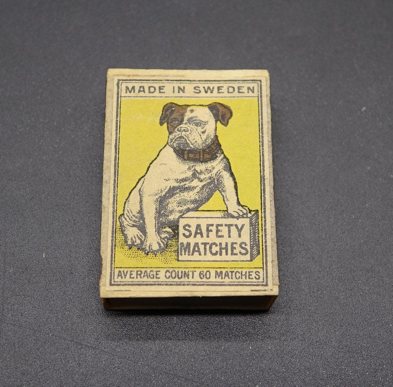 RARE Vintage Swedish made in Sweden Matchbox With Matches. Orginal ...