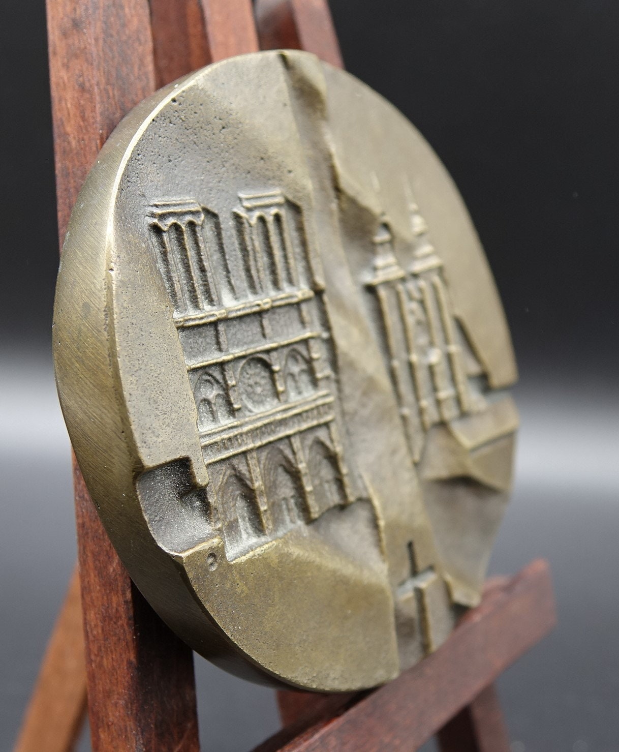 Vintage Commemorative Medal / Token cura Pastoralis Polonorum in Gallia ...