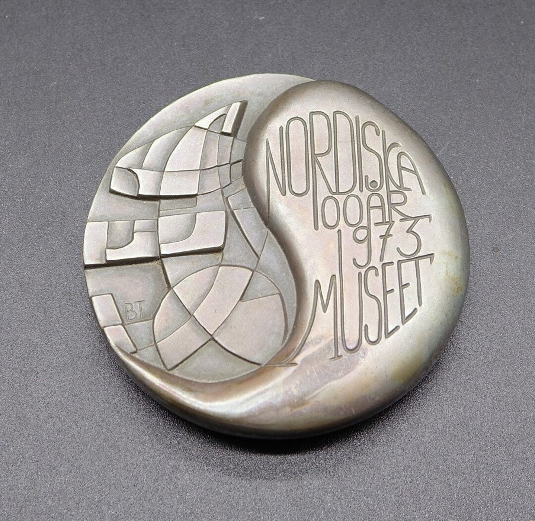 RARE!!! Vintage Swedish Medal, Jubileumsmedalj NORDISKA MUSEET 1873 ...