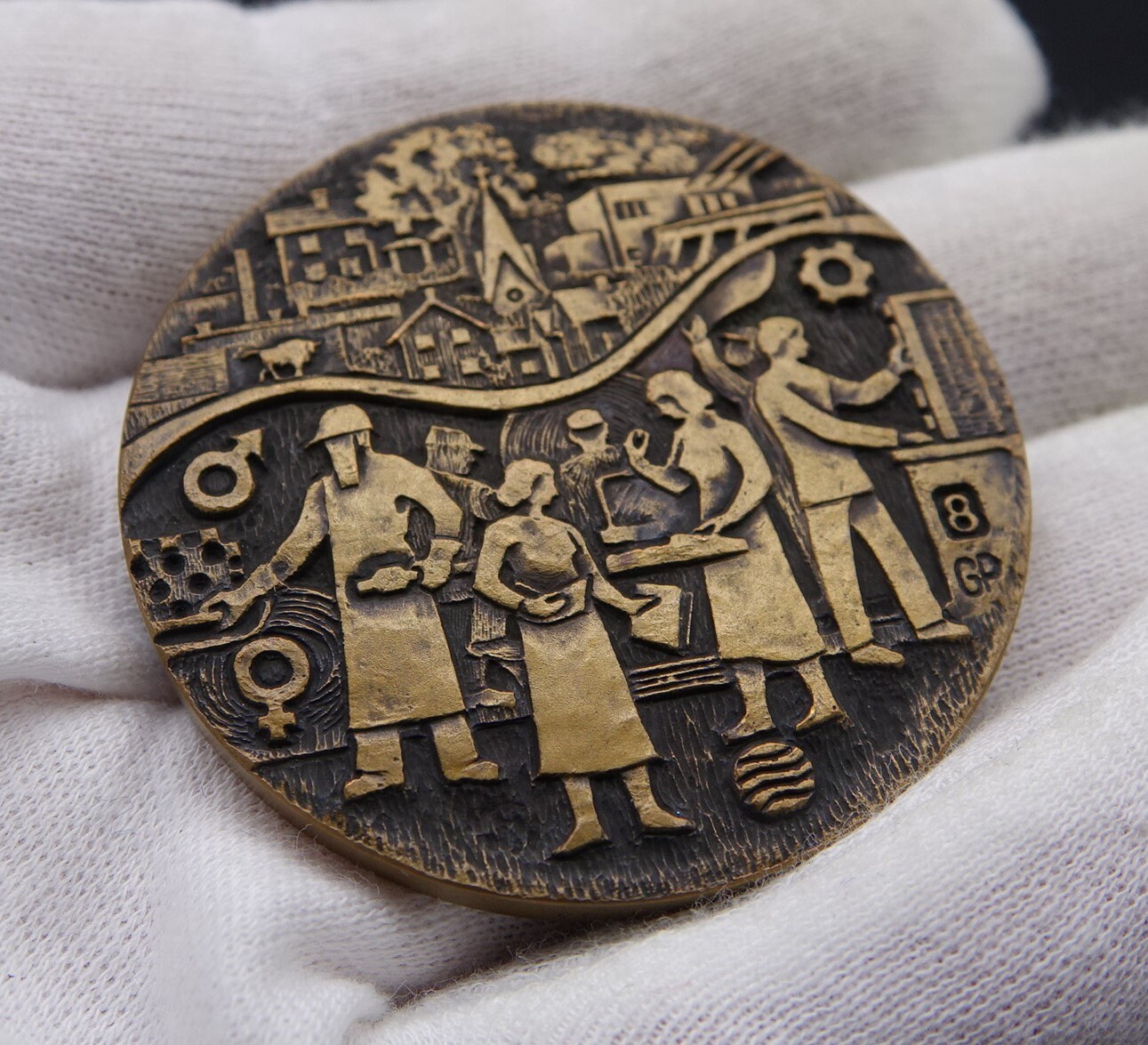 RARE Vintage Commemorative Coin for Marcus danielsson Kock in Bronze ...