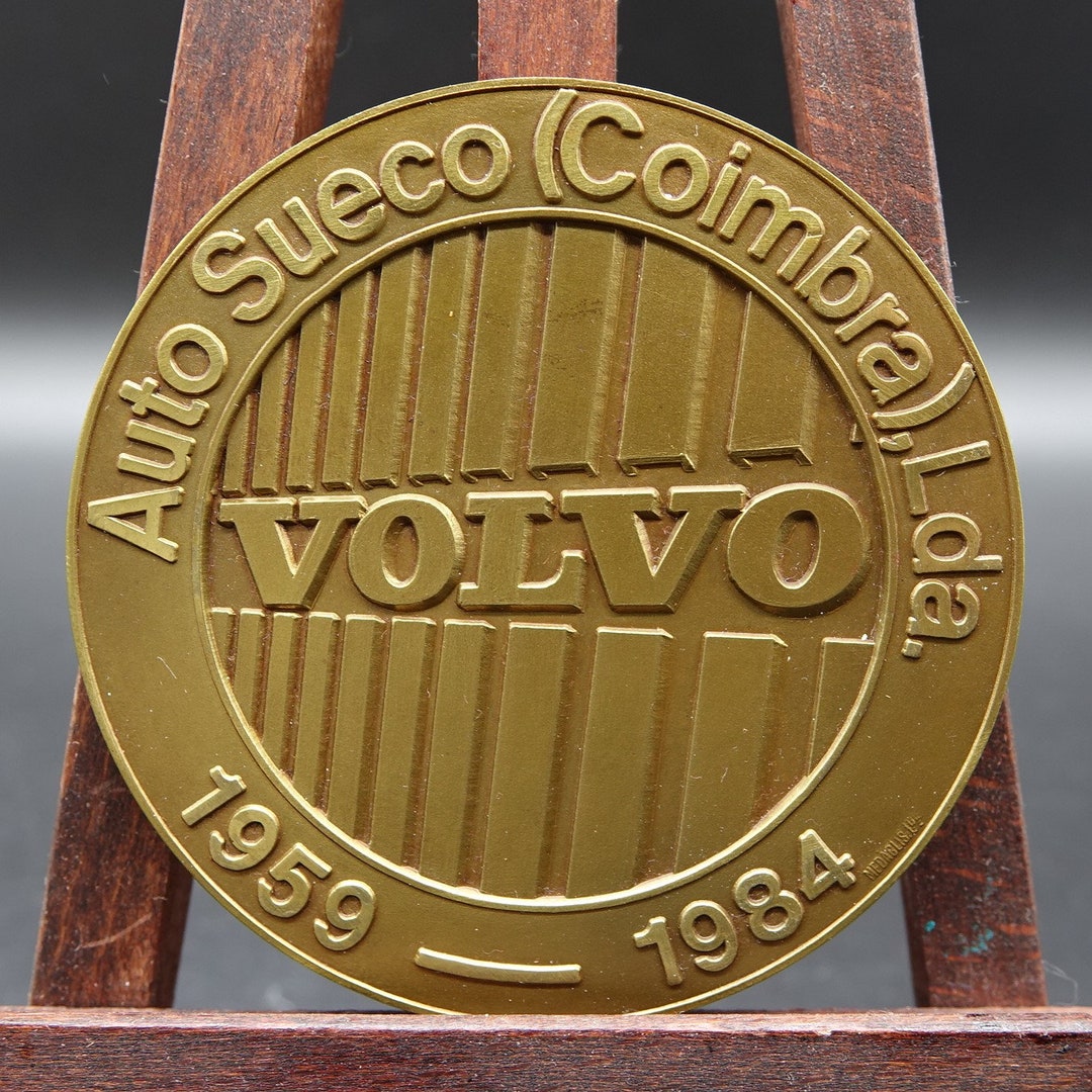 Vintage Bronze Commemorative Coin / Medal / Token "volvo ASC 25 ...