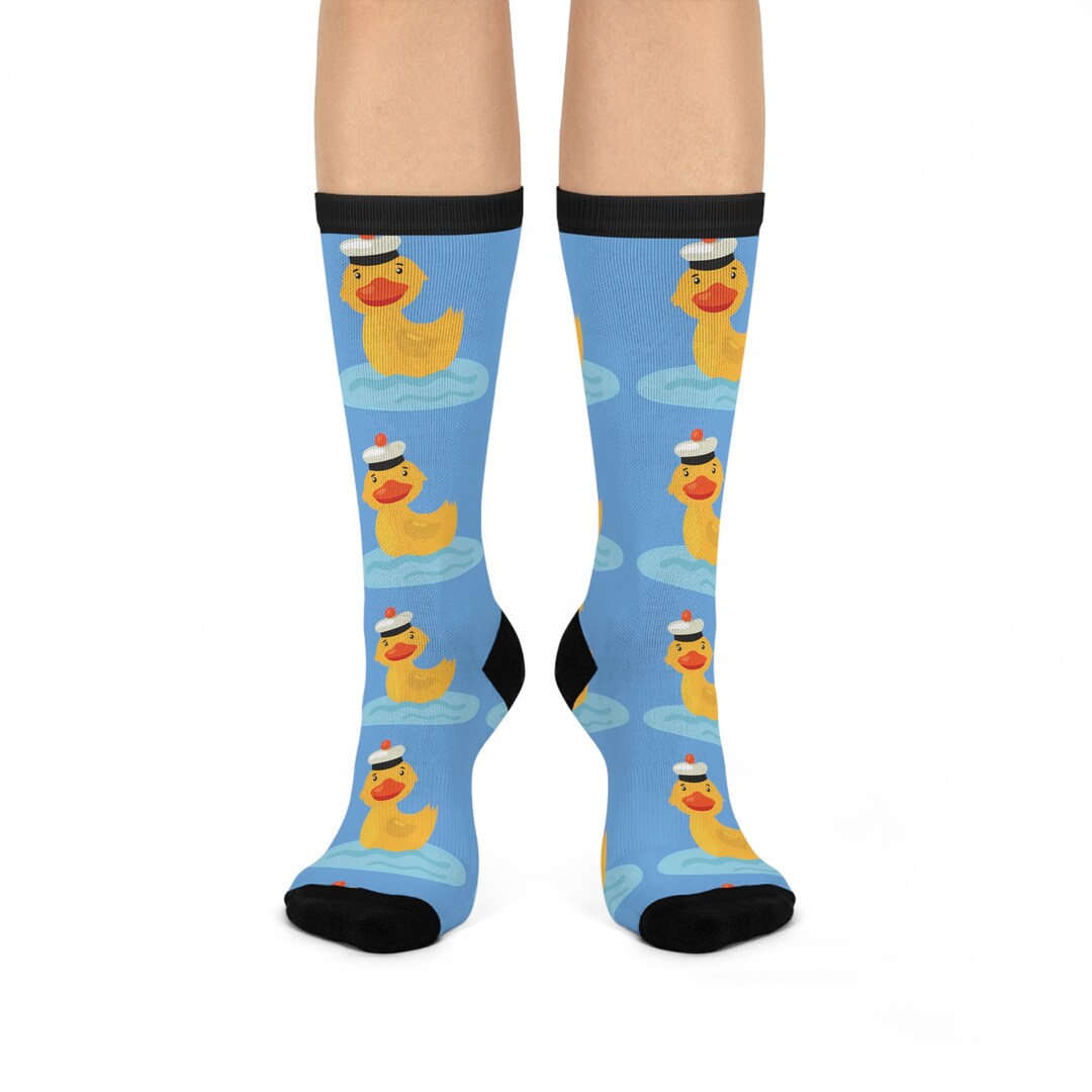 Duck Socks Cute Unisex Crew Sock , Cool, Funny, Unisex Socks Great Gift ...