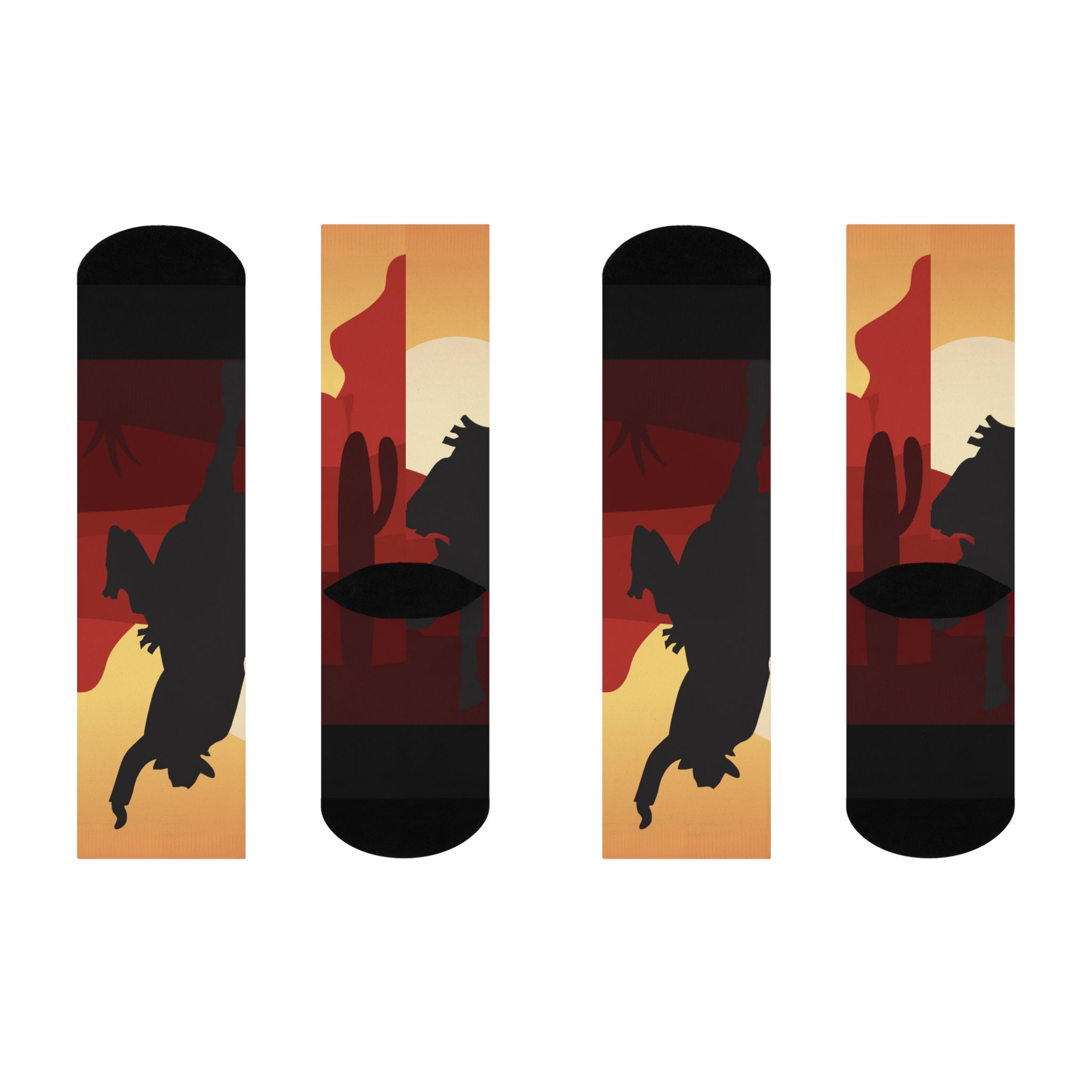 Cowboy Western Rodeo Novelty Socks Rodeo Cowboys Socks - Etsy