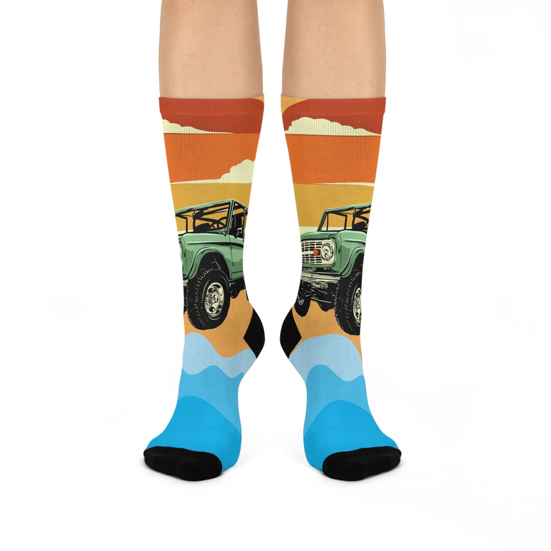 Desert Bronco Socks Off-road Adventure Cozy Durable Socks Perfect Gift ...