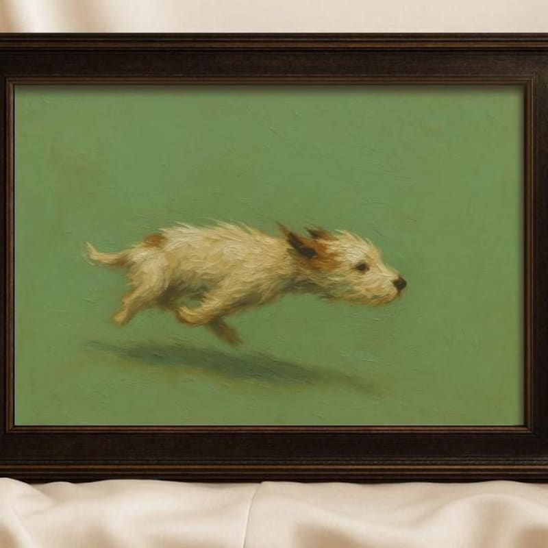 Dog Zoomies Framed - Etsy