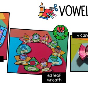 Vowel Teams and Diphthongs Phonics Crafts - Etsy