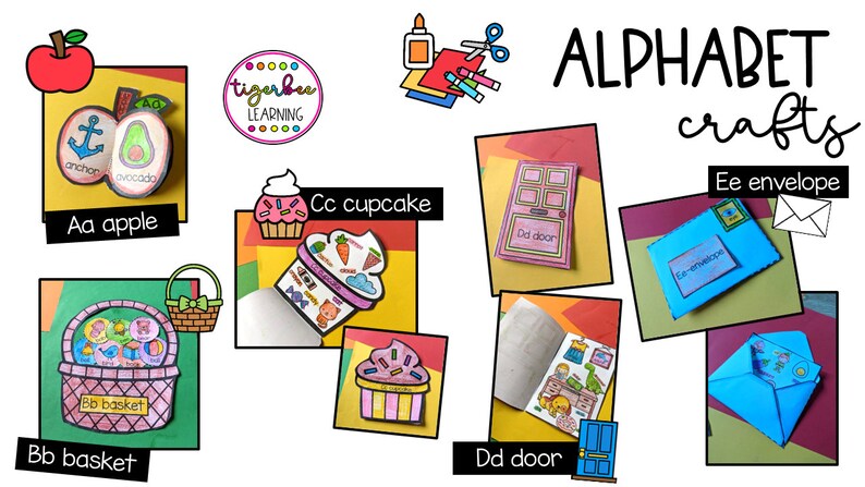 Alphabet Phonics Craft Activities A-z - Etsy Australia