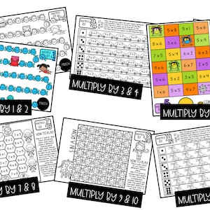 Multiplication Fact Fluency Games No Prep Printables - Etsy