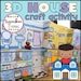3D Paper House Craft | Rooms in a House Craftivity - Etsy