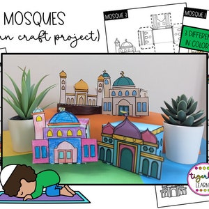 3D Mosques an Eid-al-fitr and Ramadan Craft - Etsy