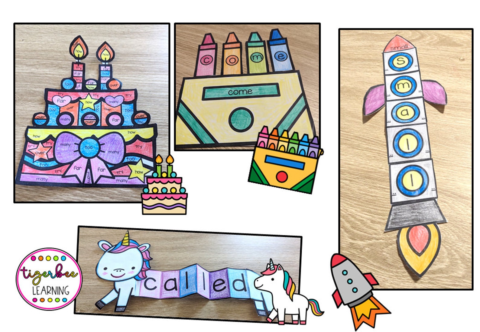 Sight Words Crafts | Editable Sight Words Crafts - Etsy