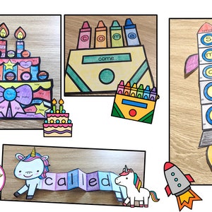 Sight Words Crafts | Editable Sight Words Crafts - Etsy