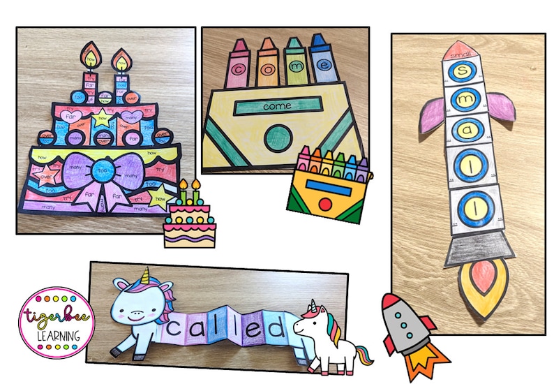 Sight Words Crafts | Editable Sight Words Crafts - Etsy