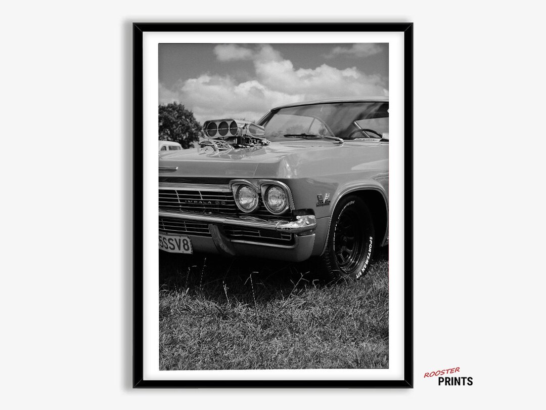 Chevy Impala, Muscle Car, Chevrolet, Car Poster, Super Car, Sportscar ...
