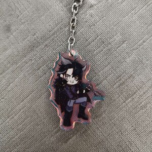 Genshin Impact Chibi Keychain Wriothesley - Etsy
