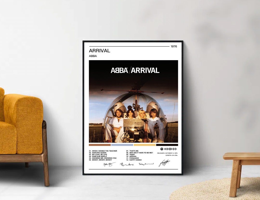 ABBA Arrival Album Poster Merch Custom Poster Wall Art Print Home Decor ...