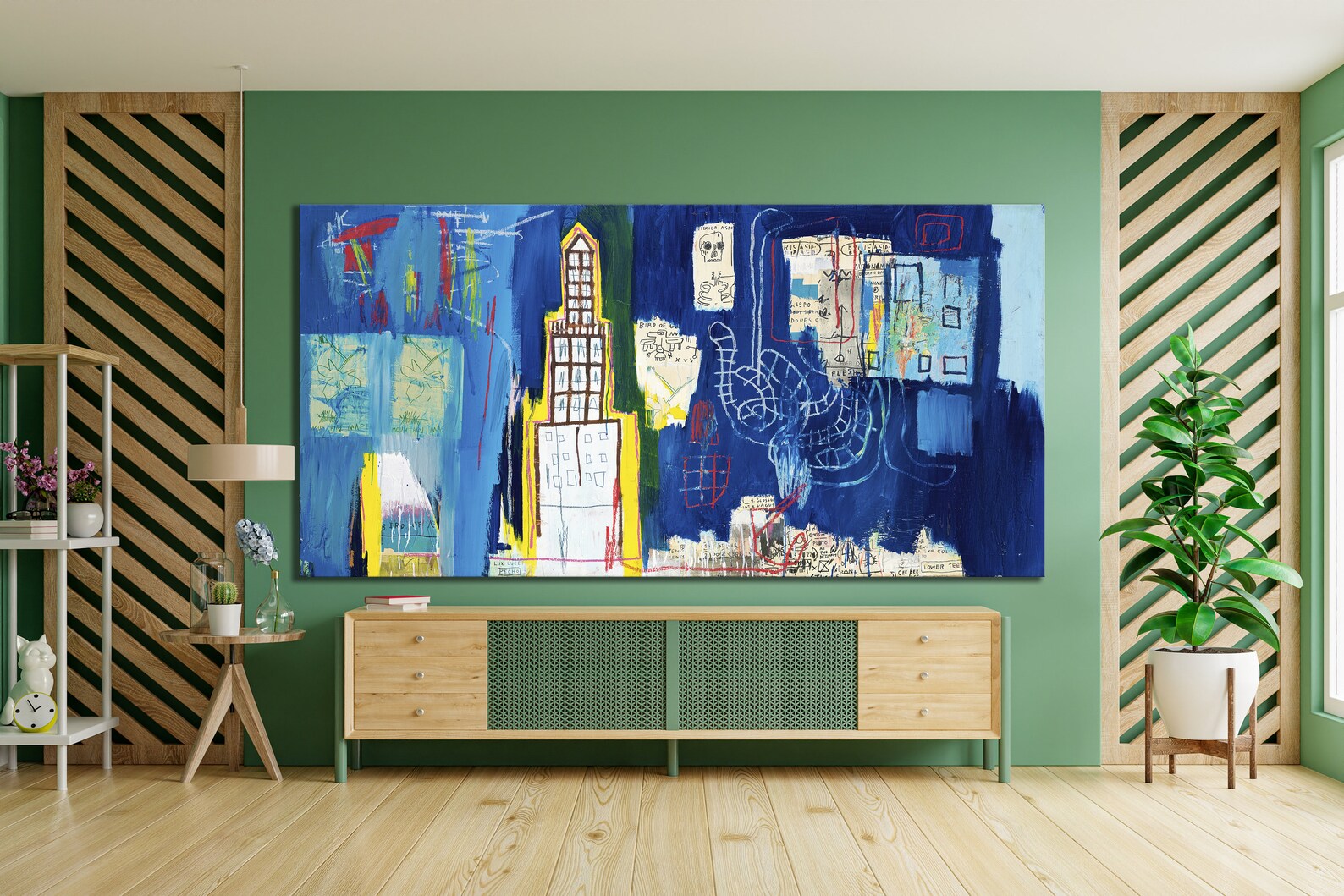 Jean Michel Basquiat Street Art Leinwand Inspiration Graffiti Wandkunst Basquiat Moderne große ...