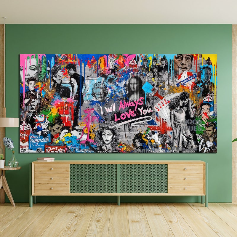 Graffiti Art Canvas - Etsy