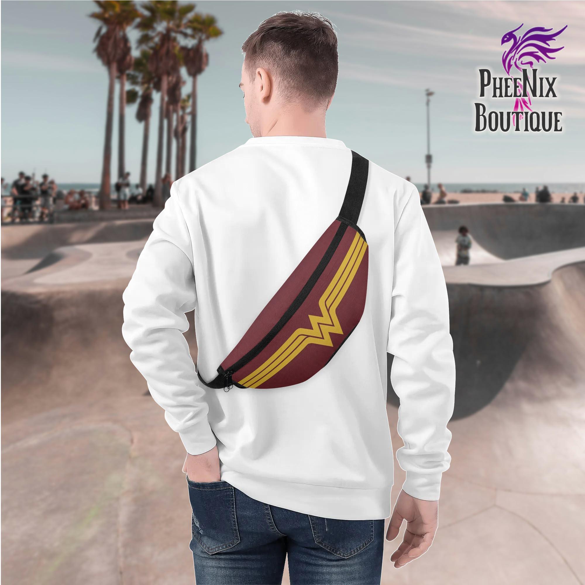 Wonder Woman Logo Fanny Pack, Superhero Waist Bag, Amazon Warrior Belt ...