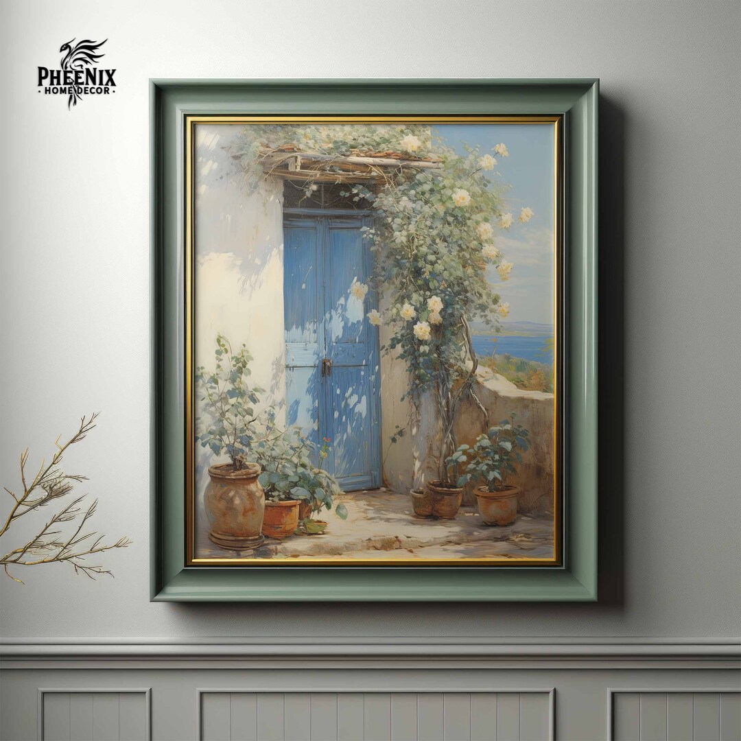 Printable Classic Seaside Wall Art Digital Poster Print, for ...