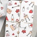 Red Love Wedding Wrapping Paper, Cute Wedding Wrapping Paper, Just ...