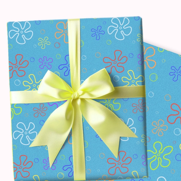 Spongebob Wrapping Paper - Etsy