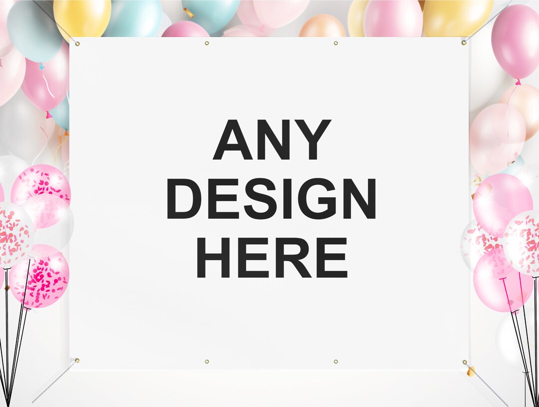 Custom Party Banner Photography Backdrop, Photo Booth, Personalised ...