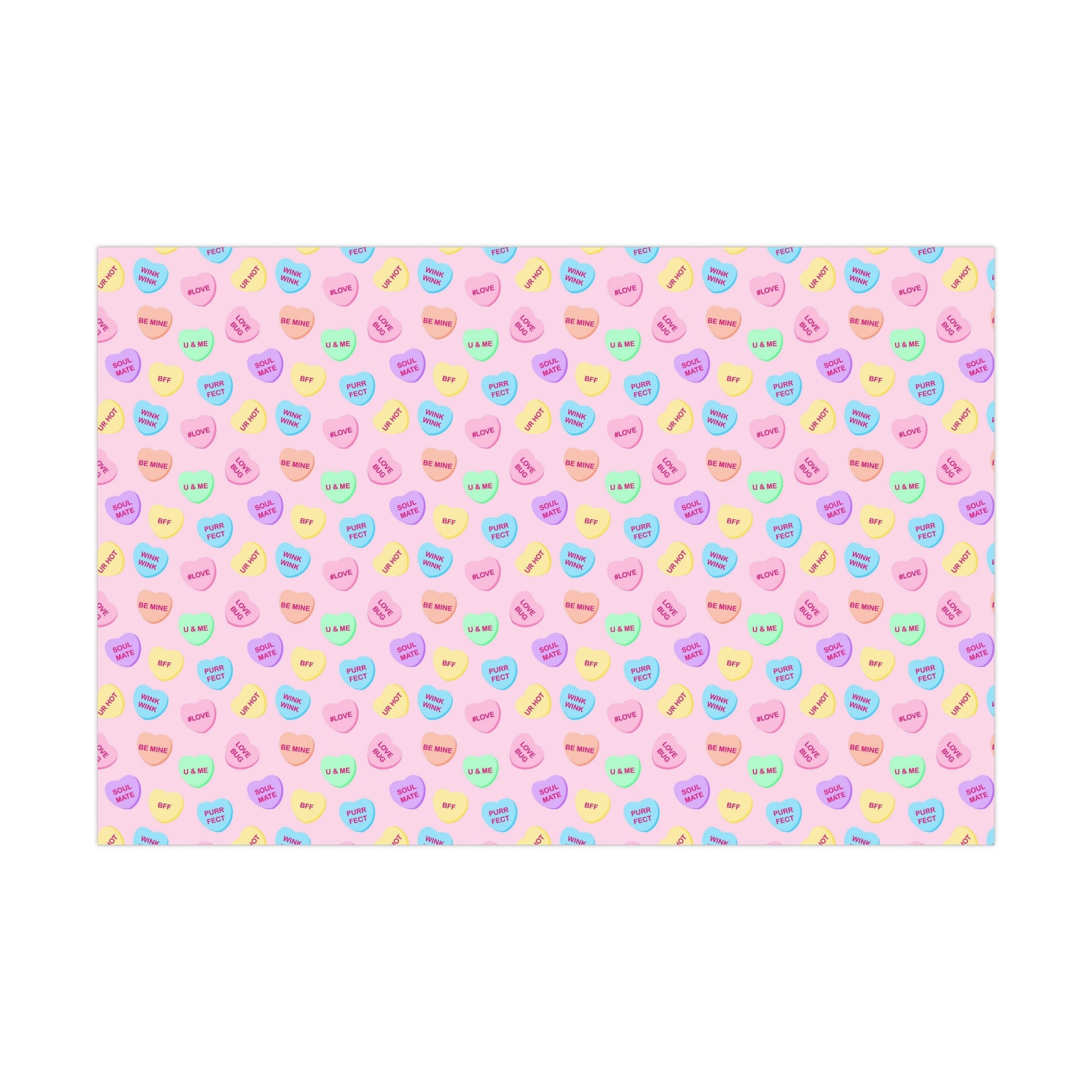 Valentines Day Candy Wrapping Paper, Cute Couples Gift Friendly Gift ...