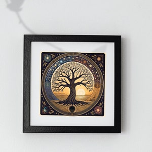 Wicca Tree of Life Art Print - Etsy