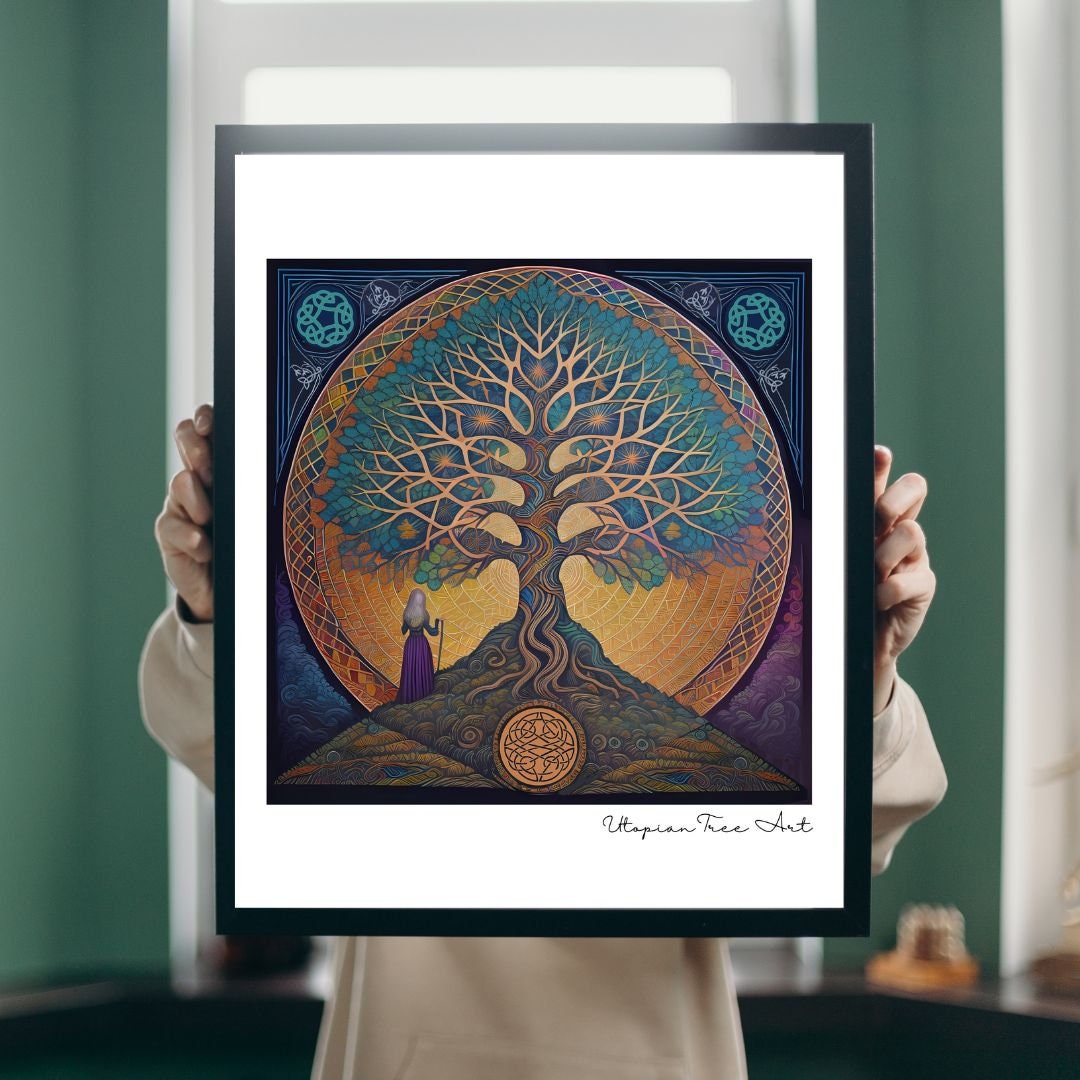 Wisdom Tree of Life Art Print - Etsy