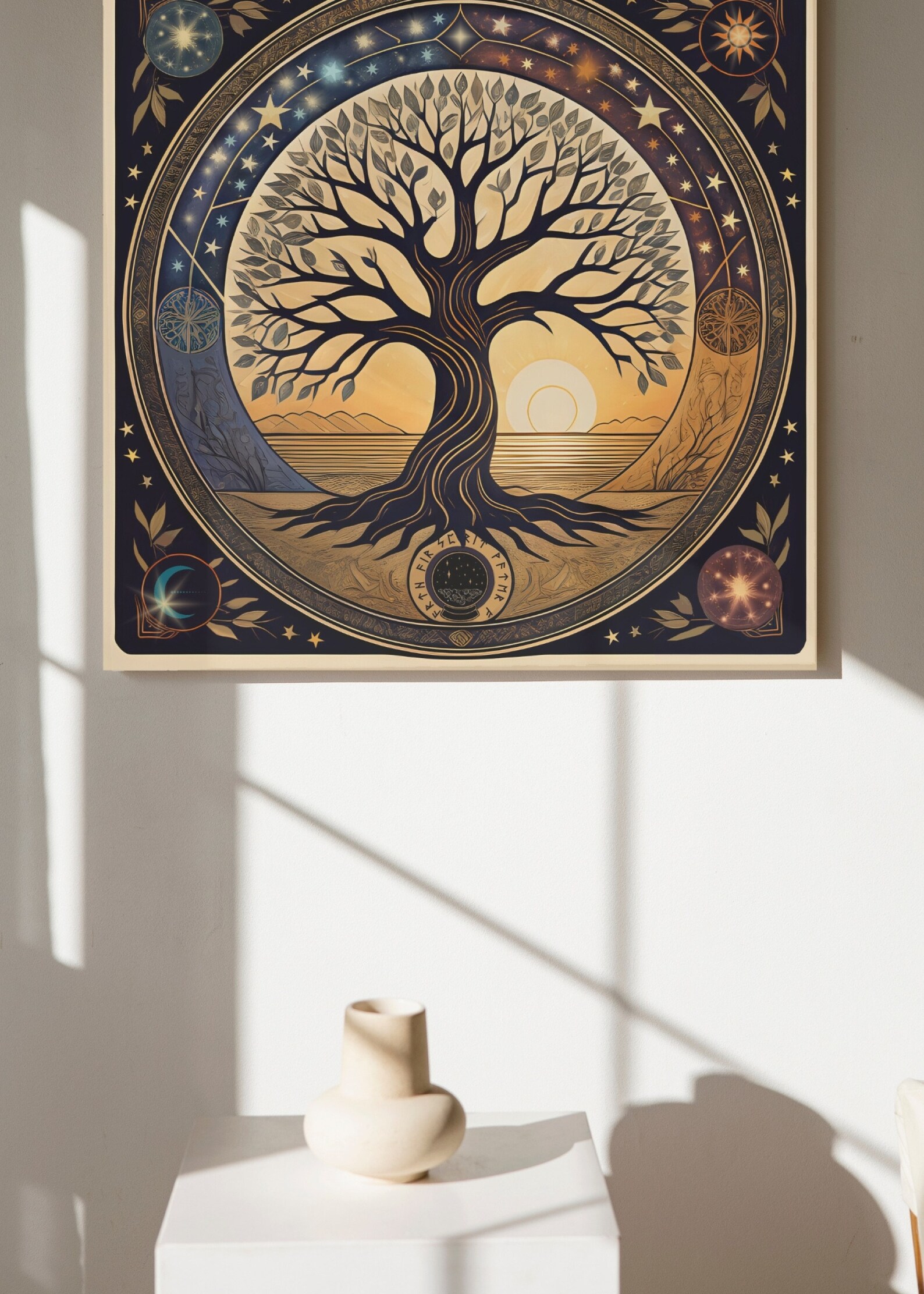 Wicca Tree of Life Art Print - Etsy