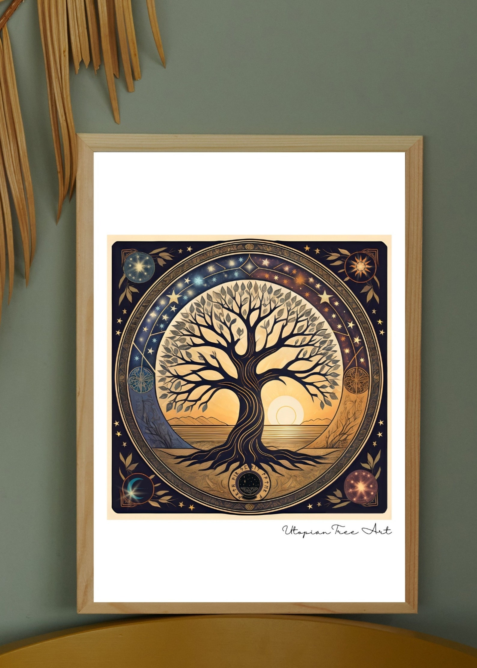 Wicca Tree of Life Art Print - Etsy