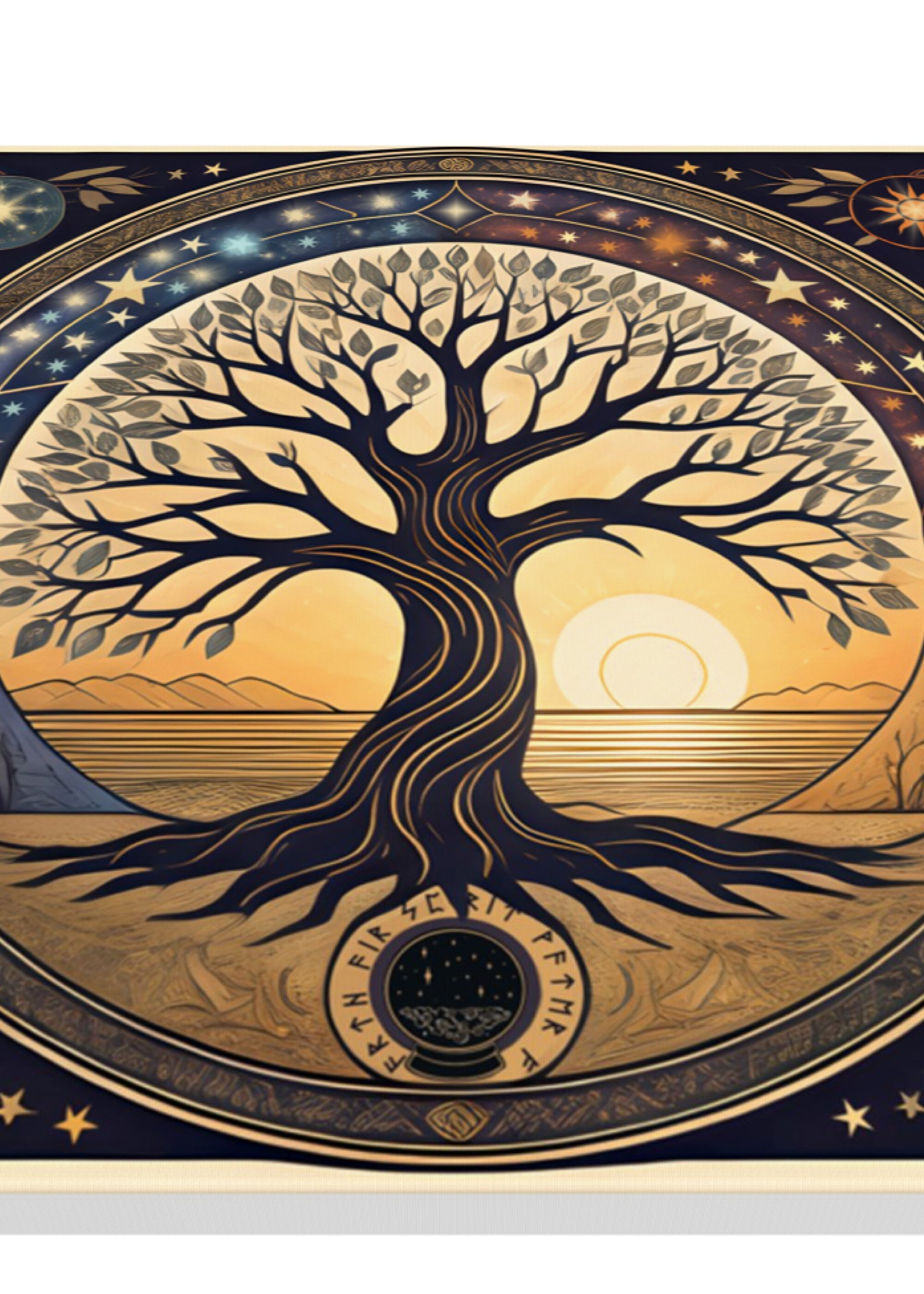 Wicca Tree of Life Art Print - Etsy