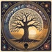 Wicca Tree of Life Art Print - Etsy