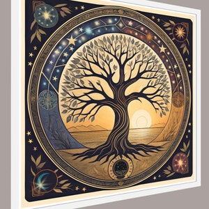 Wicca Tree of Life Art Print - Etsy