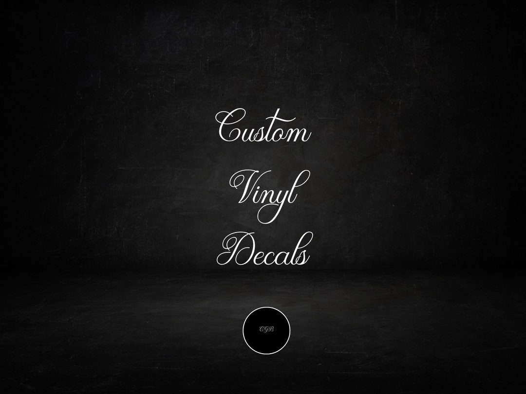 Custom Vinyl Decals - Create Your Own Vinyl Decal - Etsy