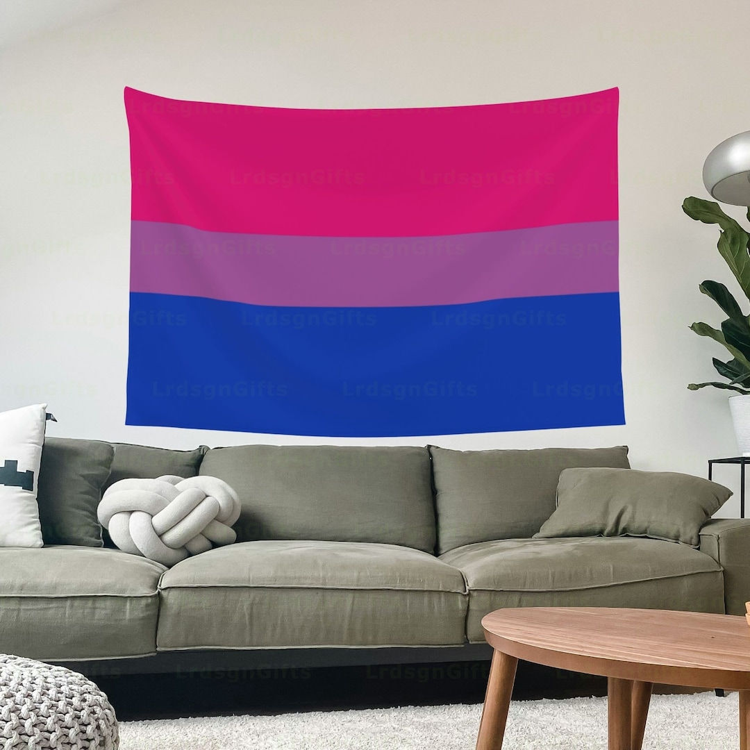 Bisexual Pride Flag Tapestry Pride Tapestry Pride Month Flag Tapestry ...