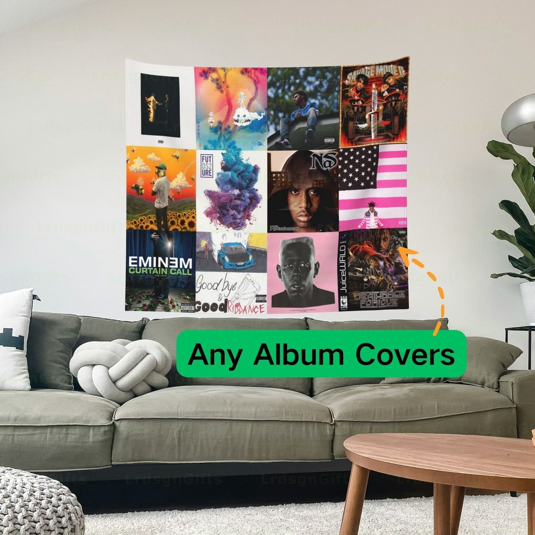 Custom Album Cover Tapestry Wall Tapestry Home Decor Dorm Decor Bedroom ...