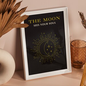 Magical Moon and Stars Poster ٭ Perfect for Astrology Enthusiasts ٭ the ...