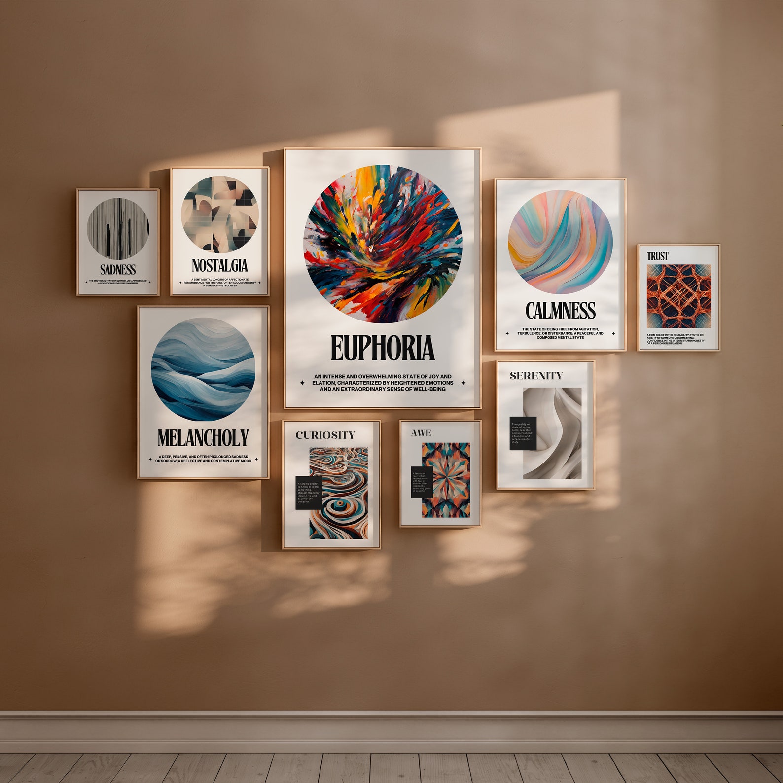 Euphoria Abstract Digital Poster • Emotions Series • Description of ...
