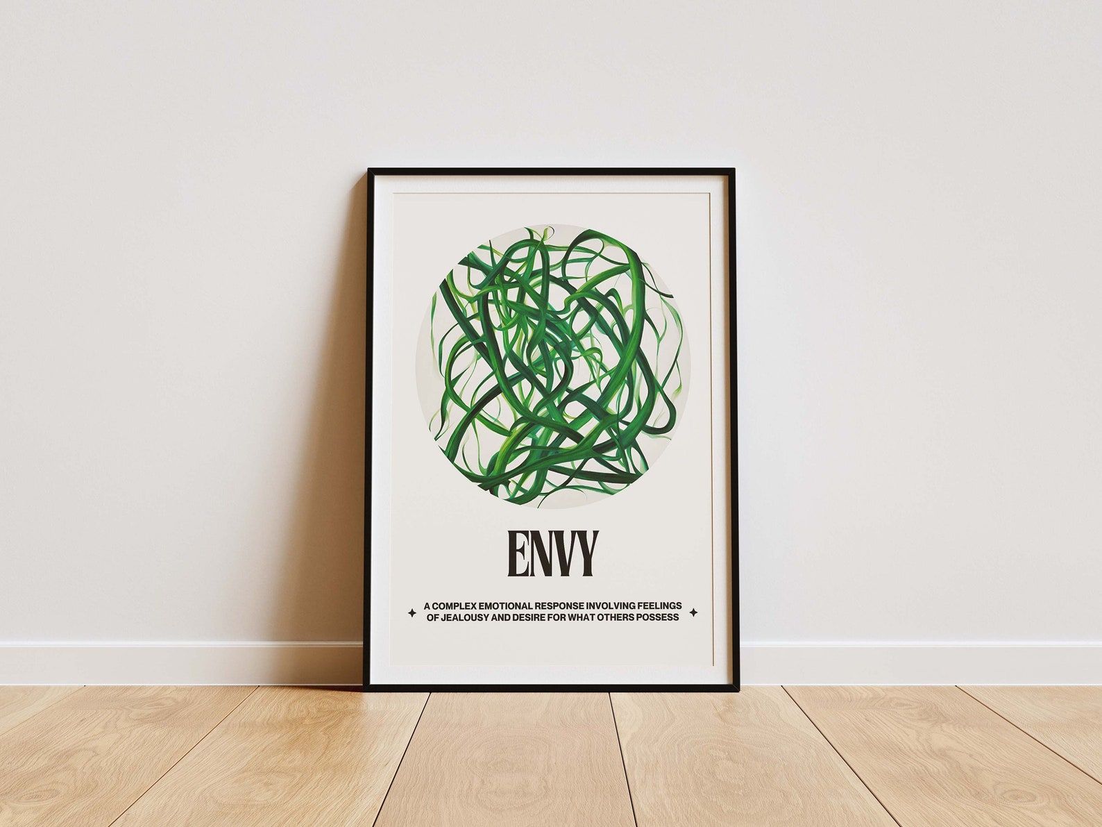 Envy in Abstract • Emotions Poster Series • Description of Envy ...