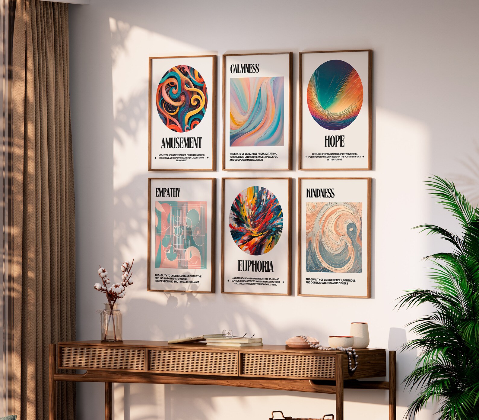 Calmness Poster Emotions Abstract Wall Art Series Perfect for ...