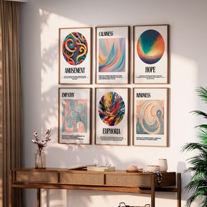 Calmness Poster • Emotions Abstract Wall Art Series • Perfect for ...