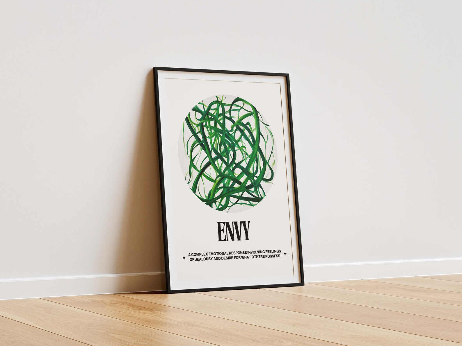 Envy in Abstract • Emotions Poster Series • Description of Envy ...