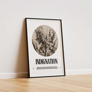 Digital Indignation Abstract Poster for Psychology Enthusiasts and ...