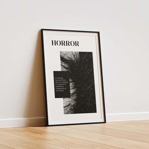Digital Horror Abstract Poster for Psychology Enthusiasts and Therapy ...