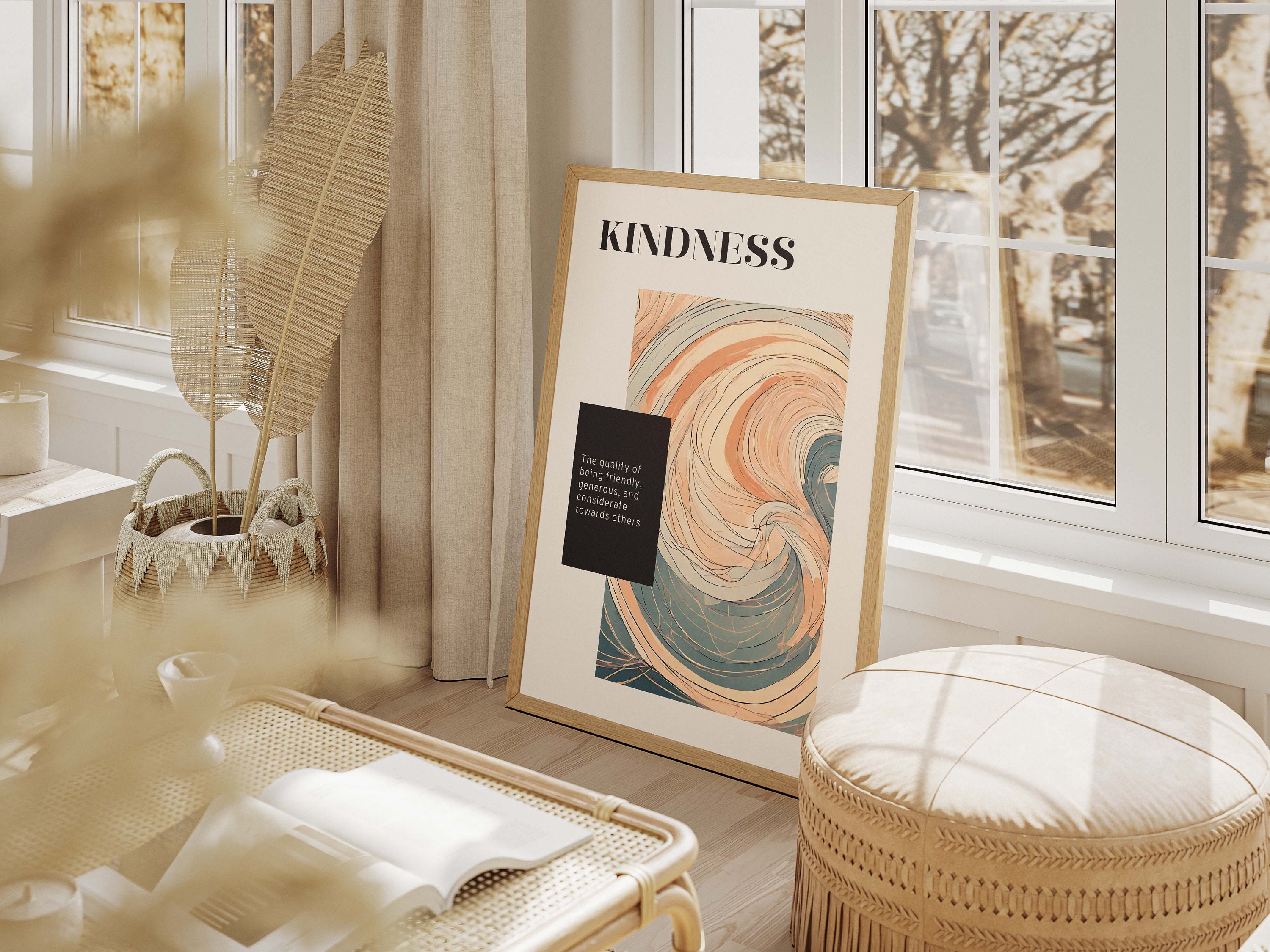 Kindness Poster for Emotional Decor • Modern Psychology Inspired ...