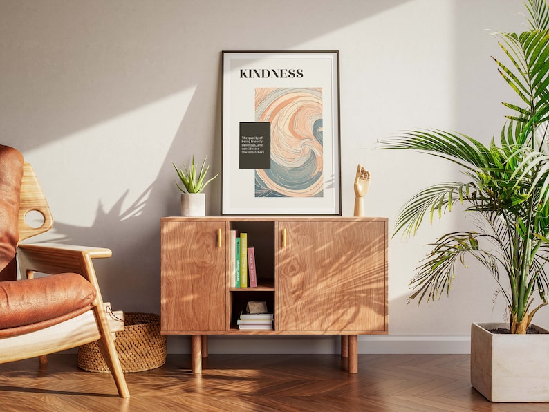 Kindness Poster for Emotional Decor • Modern Psychology Inspired ...